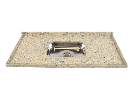 Pia de Granito para Cozinha Levorato Santa Cecília 120x55cm Granito ...