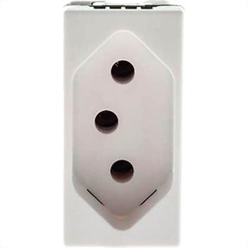 Pial Modulo P.Mais Br.1T.10A 615038 - Pial legrand - Módulo de Tomada ...