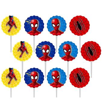 Pick Decorativo - Spider-Man - Marvel - 12 unidades - Piffer - Rizzo ...
