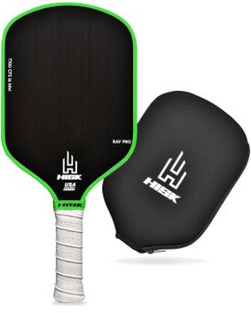 Pickleball Paddle HISK RAV PRO Ultimate em fibra de carbono de alta ...