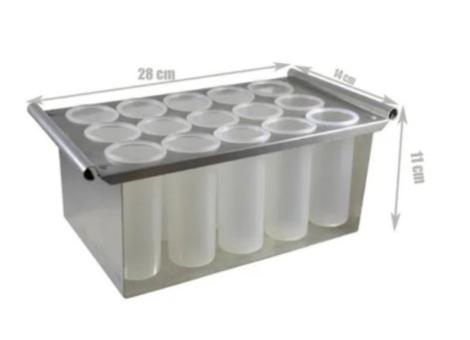 Picoleteira - Forma De Alum. C/ 15 Cavidades P/ Fazer Picolé - Chicky ...