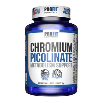 Picolinato De Cromo - Pote 60 Cápsulas - Chromium Picolinate - Profit ...