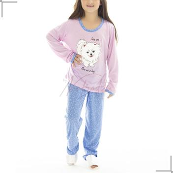 Pijama Infantil Princesa Longo De Inverno Cumprido Estampado - Prime ...