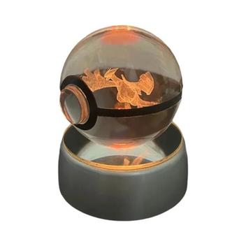 Pikachu Gengar Eevee Mewtwo LED Night Light Pokémon Bola De Cristal ...