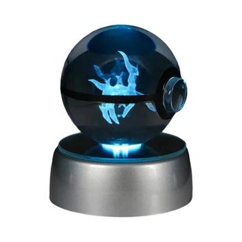 Pikachu Gengar Eevee Mewtwo LED Night Light Pokémon Bola De Cristal ...
