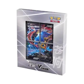 Pikachu Quartet Coupling V-UNION Pokemon PTCG Cartão Caixa De Presente Moru Trainer Brinquedo ...
