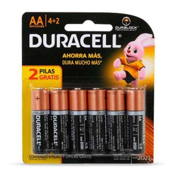 Pilha AA Duracell Alcalina PACK-6 - Pilhas - Magazine Luiza