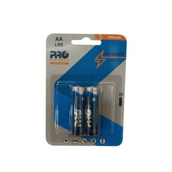 Pilha Alcalina Aa Cartela Com 02 Unidades - Pqpa-0aa2 Proeletronic ...