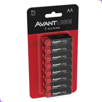 Pilha Alcalina AA Pequena Cartela Com 16 Unidades 1.5v - Avant - Pilhas - Magazine Luiza