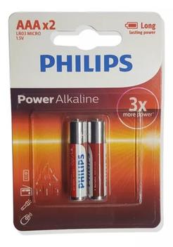 Pilha Alcalina Aaa Philips Blister C/2 Unidades - Pilhas - Magazine Luiza