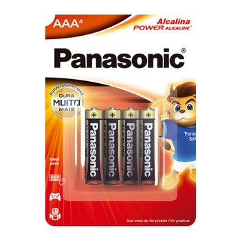 Pilha Alcalina Aaa Sm-4 Panasonic Lr03xab/4b192 - Pilhas - Magazine Luiza