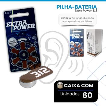 Pilha Auditiva 312 com 60 unidades - Extra Power (SELO MARROM) - Acessórios Auditivos - Magazine ...