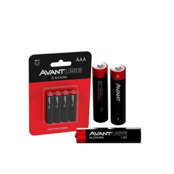 Pilha Avant Use Alcalina Palito AAA - Embalagem com 4 Unidades - Pilhas - Magazine Luiza