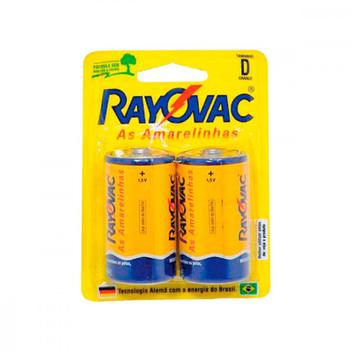 Pilha Rayovac Amarela. Grande C/2 - Pilhas - Magazine Lulojasweb