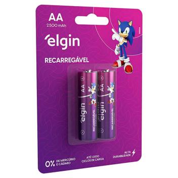 Pilha Recarregável Elgin 2aa 2.500mah - Pilhas - Magazine Luiza