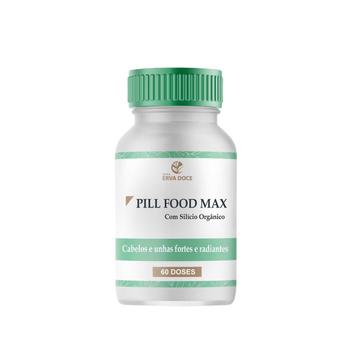 Pill Food Max Com Silício Organico 60 Doses - Botica Erva Doce - Ômega ...