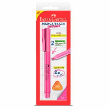 Pincel marca texto - Rosa - SM/MTRSZF - Faber-Castell - Caneta Marca ...