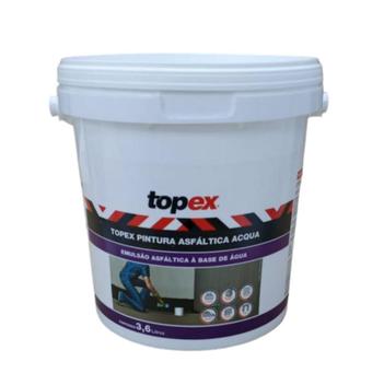 Pintura Asfáltica Acqua Gl 3,6 L Topex - Tinta Asfáltica - Magazine Luiza