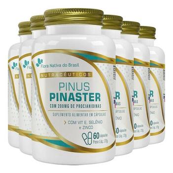 Pinus Pinaster 6 X 60 Cápsulas Flora Nativa - FLORA NATIVA DO BRASIL ...