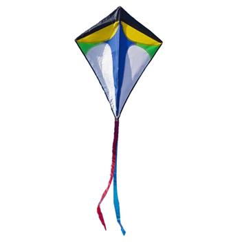 Pipa Colorida Em Forma De Diamante Com Cauda Longa, Fácil De Voar, Pipa ...
