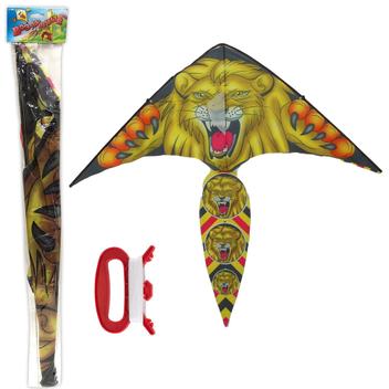 Pipa Raia Papagaio Grande com Linha E Rabiola Reforçado Vareta Fibra e ...