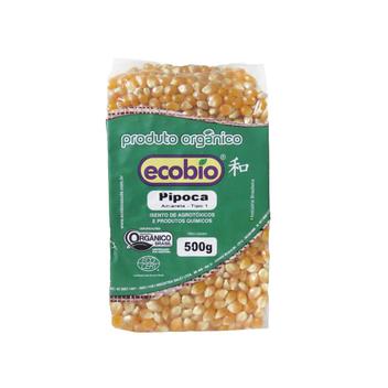 Pipoca Orgânica 500g - Ecobio - Milho de Pipoca - Magazine Luiza