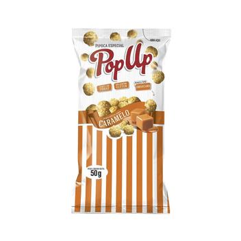 Pipoca Pop Up 50g Caramelo OU Chocolate - Alimentos - Magazine Luiza