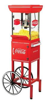 Pipoqueira Carrinho De Pipoca 122x35x35cm 127v - Coca-cola - Nostalgia ...