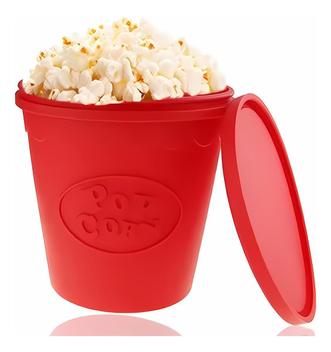 Pipoqueira De Microondas Silicone Balde De Pipoca Sem Óleo - Importados ...