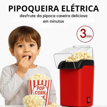 Pipoqueira Elétrica Mini Joy 110V, Sem Óleo e Compacta - FACILITA ...