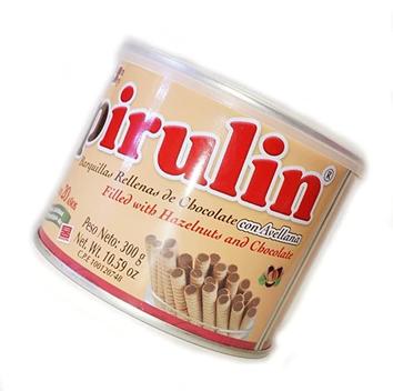Pirulin Chocolate E Avelã Lata 300G - O Original - Tubinho de Wafer ...