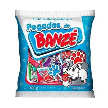 Pirulitos de Patinhas - Pegadas do Banzé - 400 g - Sabores sortidos Uva ...