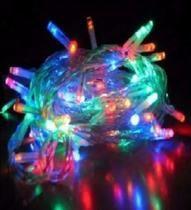 Pisca Pisca 100 Lampadas Led Colorido Fio Transparente.127V Nw - lumina ...