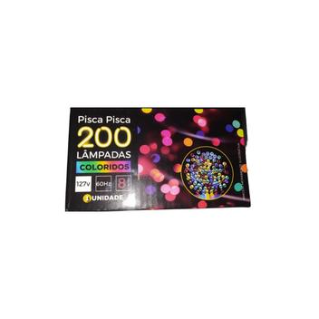 Pisca pisca 200 led color fio transp 127V newway NW001M2001 - Lumina ...