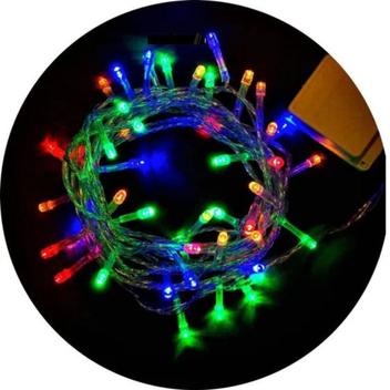 Pisca Pisca 5M Colorido 50 Leds Fio Verde Bivolt 8 Funções - Global ...