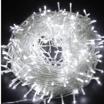 Pisca Pisca Branco 220v Led 100 Lâmpadas 8 funções 9 Metros - RT ...