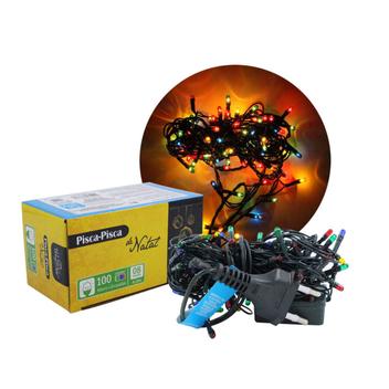 Pisca Pisca De Natal Lampada Arroz 8 Funcoes 127V Colorido - TBO STORE ...