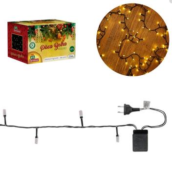 Pisca Pisca Led Branco Quente 100 Lâmpadas Super Brilhantes 8M - 127V ...