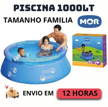 Piscina 1000 Mil Litros Inflável Mor Verão - M&E Store - Piscina ...