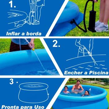 Piscina 1000L ul Redonda Perfeita Para Crianças - Relet - Piscina ...