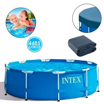 Piscina de armação 28200 + capa 28030 intex - Piscina Estruturada ...