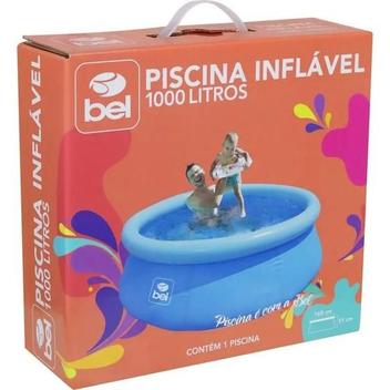 Piscina Inflável de 1000 Litros - Bel 168cmx51cm - BEL FIX - Piscina ...