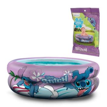 Piscina Inflável Redonda 21 Litros Praia Piscina Lilo Stitch Patrulha ...