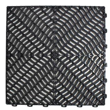 Piso Tapete Modular de Plástico 33 x 33 cm Preto - Proposto - Capacho ...