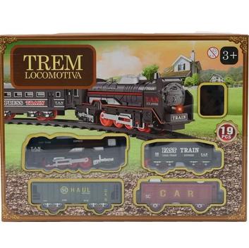 Pista de Trem - Locomotiva de Carga - Train Express - 91cm (Ferrorama ...