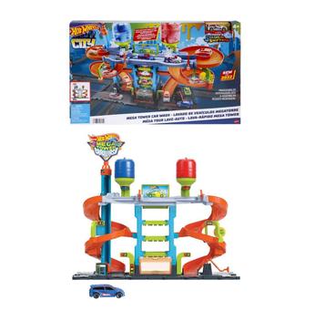 Pista Lava-Rápido Mega Tower - Hot Wheels City Color Shifters - Mattel ...