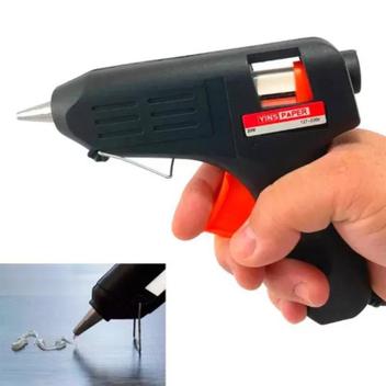 Pistola Cola Quente Bivolt 20W Bico Fino Artesanato Máquina - Win Paper ...