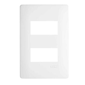 Placa 4 X 2 Com Suporte - 2 Módulos Evidence - Fame - Espelho / Placa ...