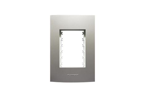 Placa 4X2 3 Módulos Inova Pro Class 85578 Alumbra Titanium - Módulo de ...