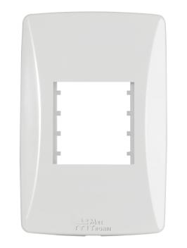 Placa 4x2 Para 2 Modulos Petra - Mill - Mectronic - Conexões Elétricas ...